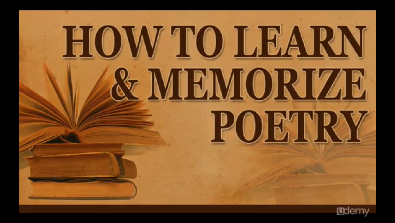 How To Learn And Memorize Poetry Learning And Courses Software
