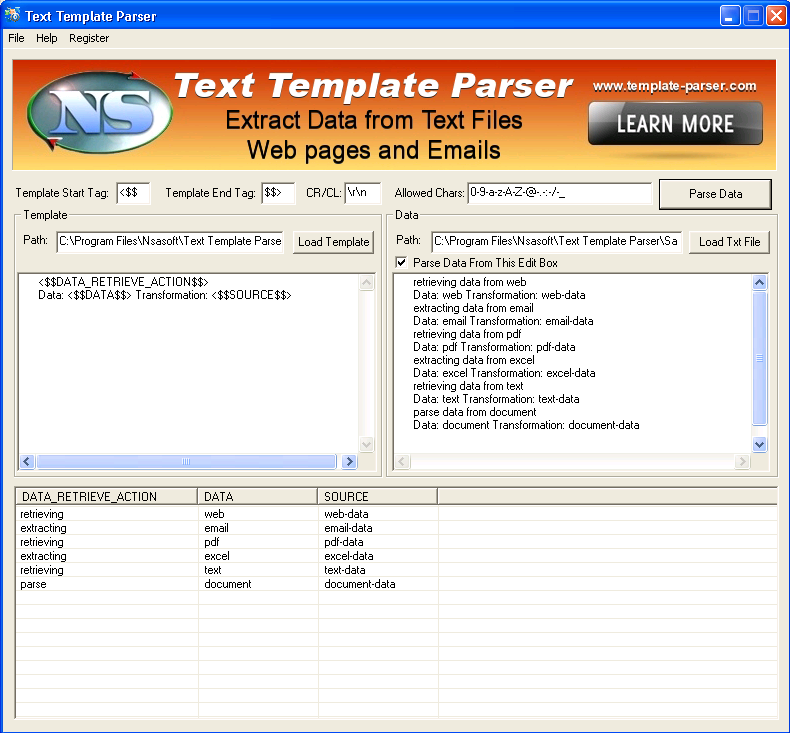 Text Template Parser Word Processing Software 35 Off PC